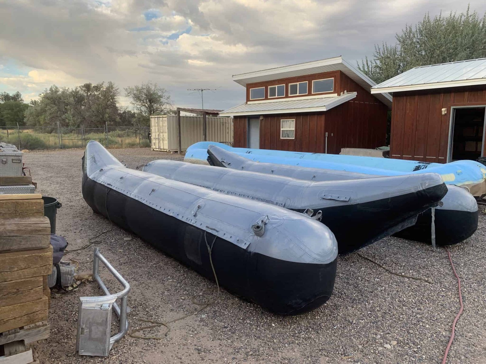 Inflatable Side Tubes and Rubber Pontoons For Sale